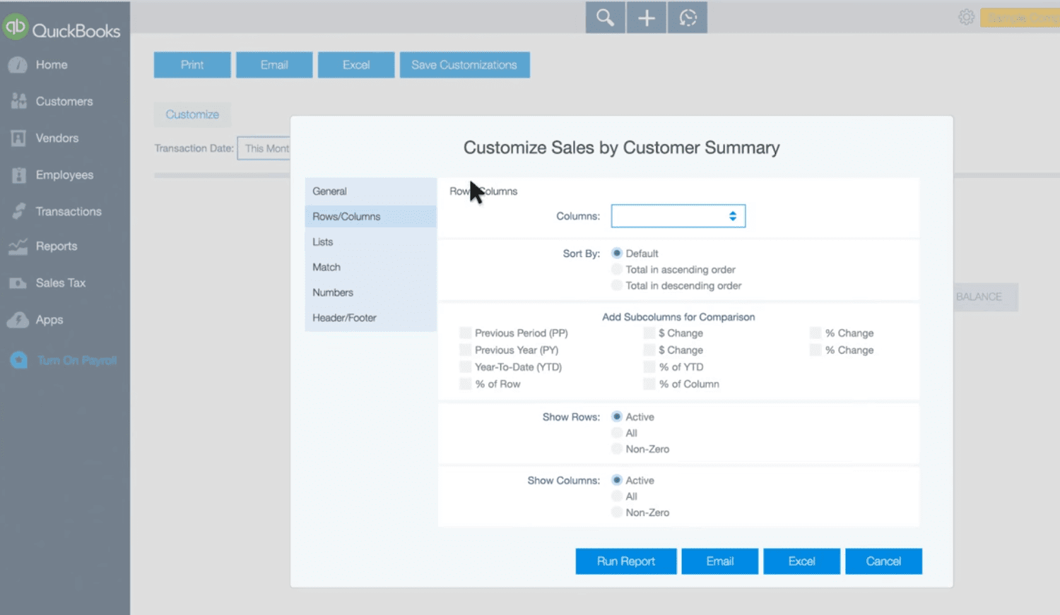 Better Sales Reporting with QuickBooks and CRM data — Method
