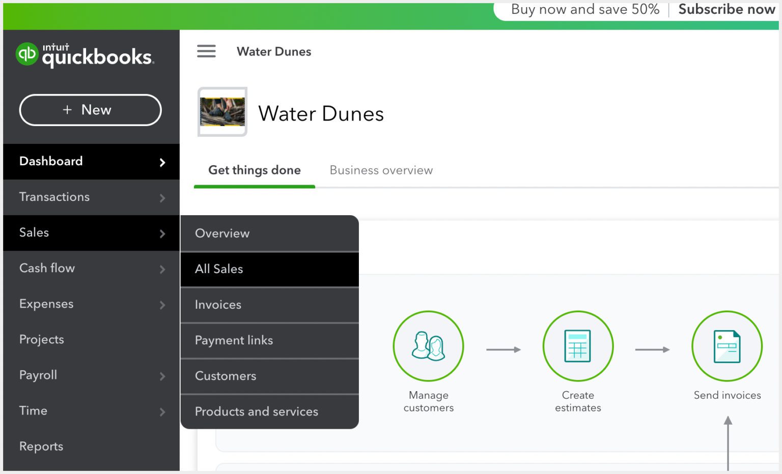 How to create an estimate in QuickBooks Online: The better way — Method