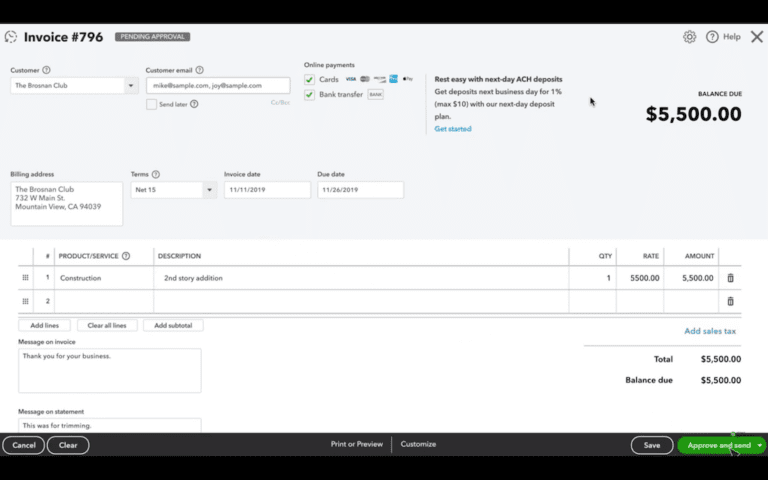 How To Enable An Approval Workflow in QuickBooks Online | Method