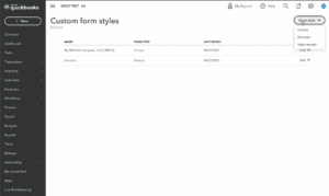 Customize Invoices QuickBooks Online | Method