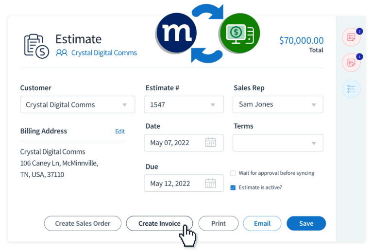 The #1 estimate software for QuickBooks users — Method