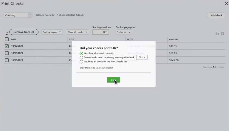 How to Print Checks in QuickBooks Online — Method