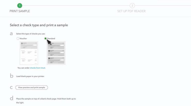 How to Print Checks in QuickBooks Online — Method