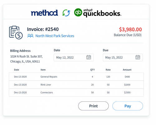 Field service pricing full feature list — Method